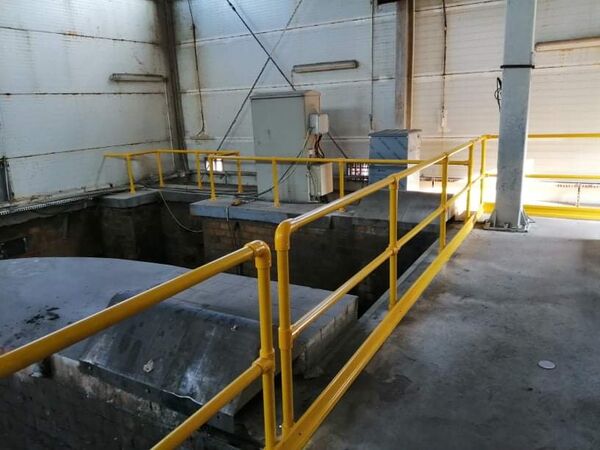 Railings - water and sewage, waste water treatment plant - Evergrip EN