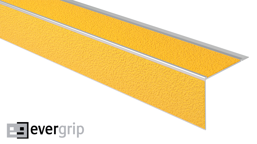 Aluminium Stair Edge Nosing - Evergrip EN